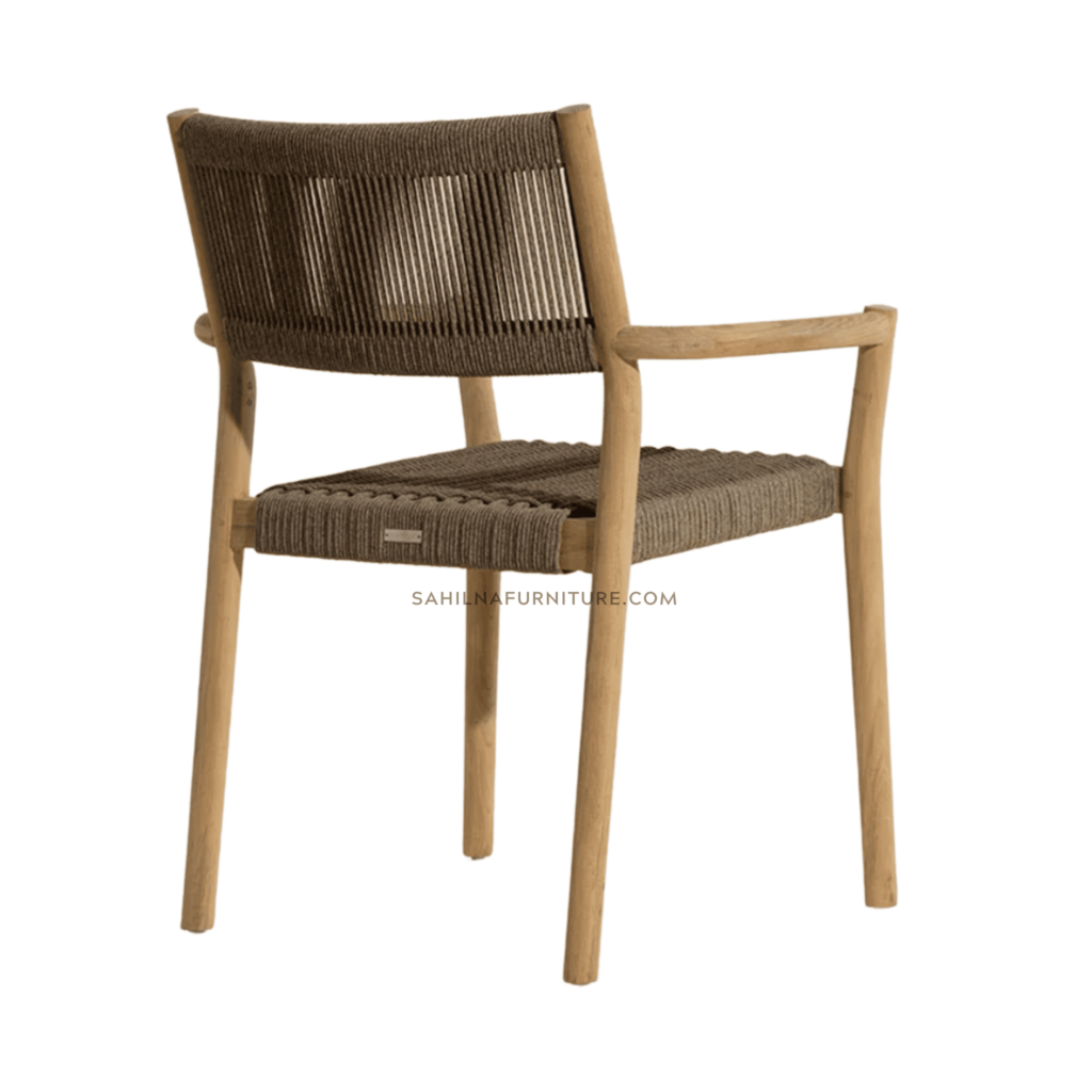 Levante Teak Stacking Dining Armchair - Teak Garden & Indoor Furniture Manufacturer From Indonesia